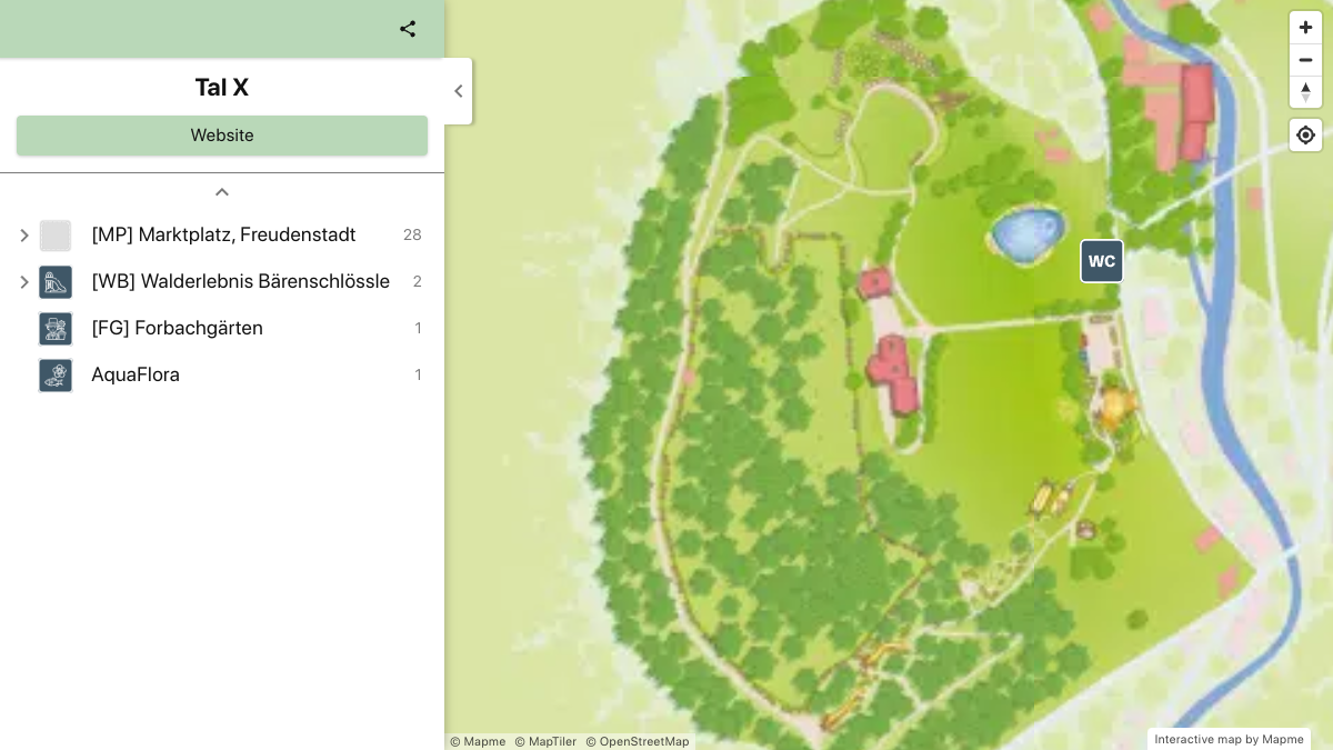 Tal X – Die Gartenschau der Superlative | Interactive Map