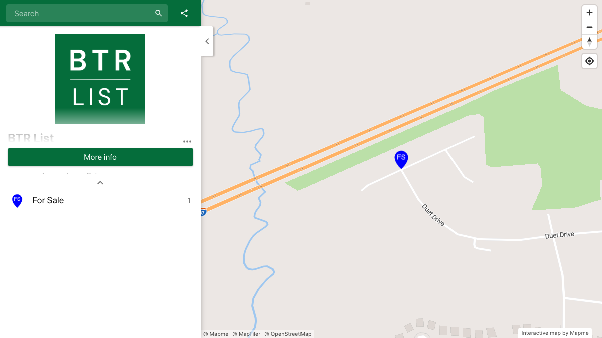 BTR List | Interactive Map