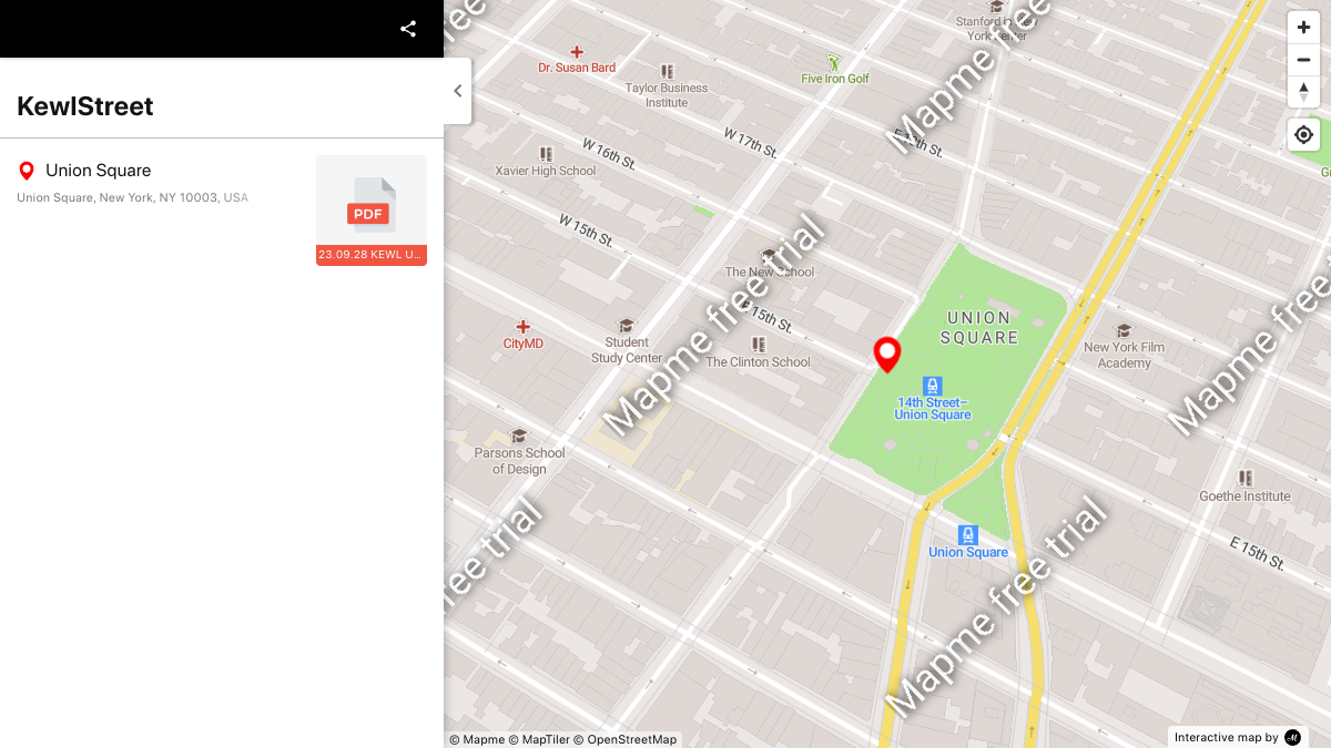 Union Square Nyc Map