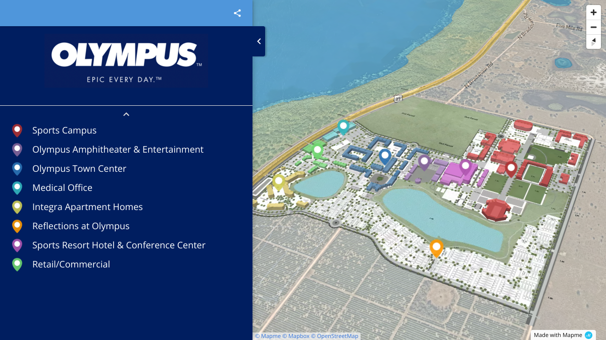 Olympus | Interactive Map