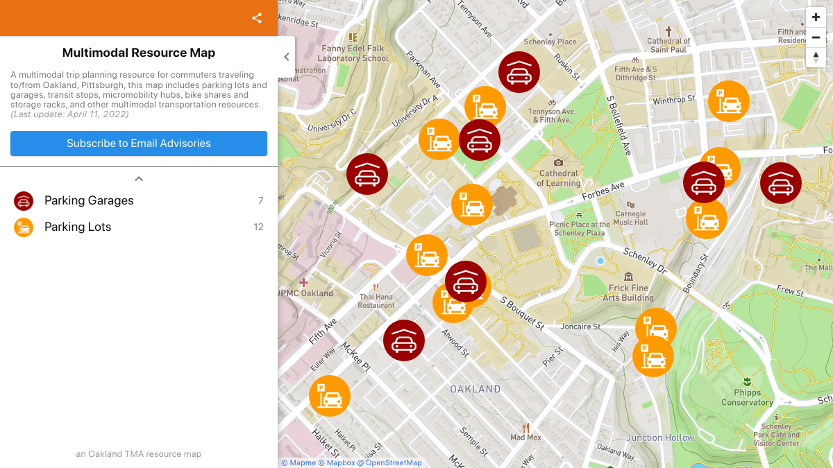 Multimodal Resources Map | Interactive Map
