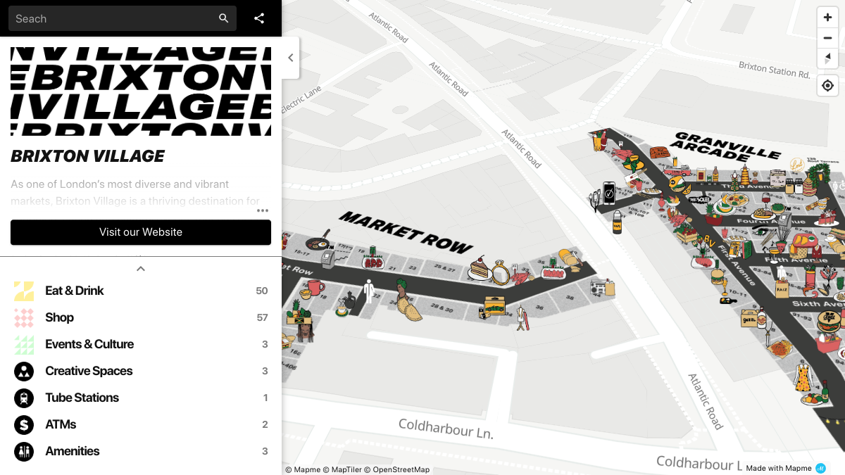 Brixton Village | Interactive Map